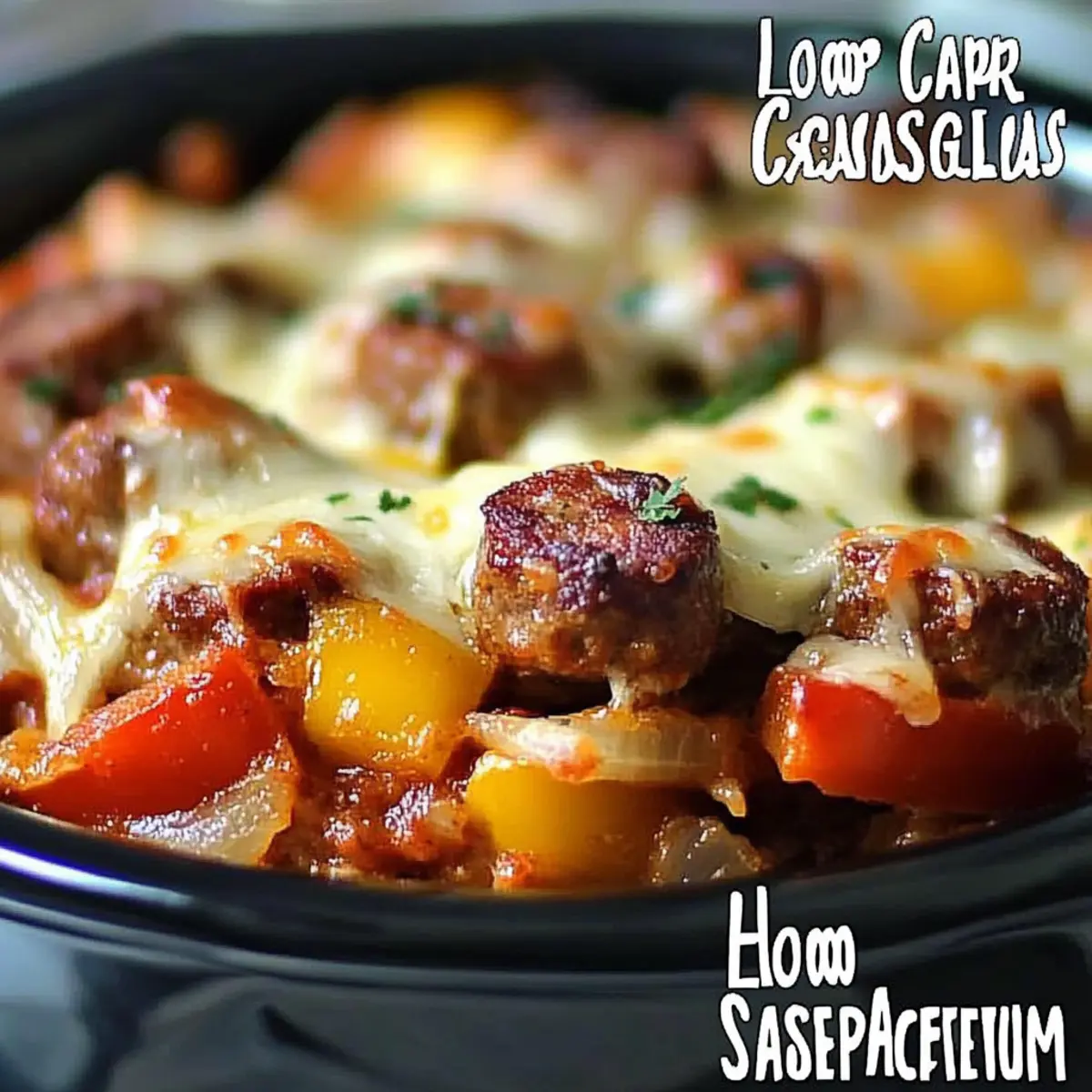 Irresistible Crock Pot Crustless Pizza: Easy Low Carb Delight