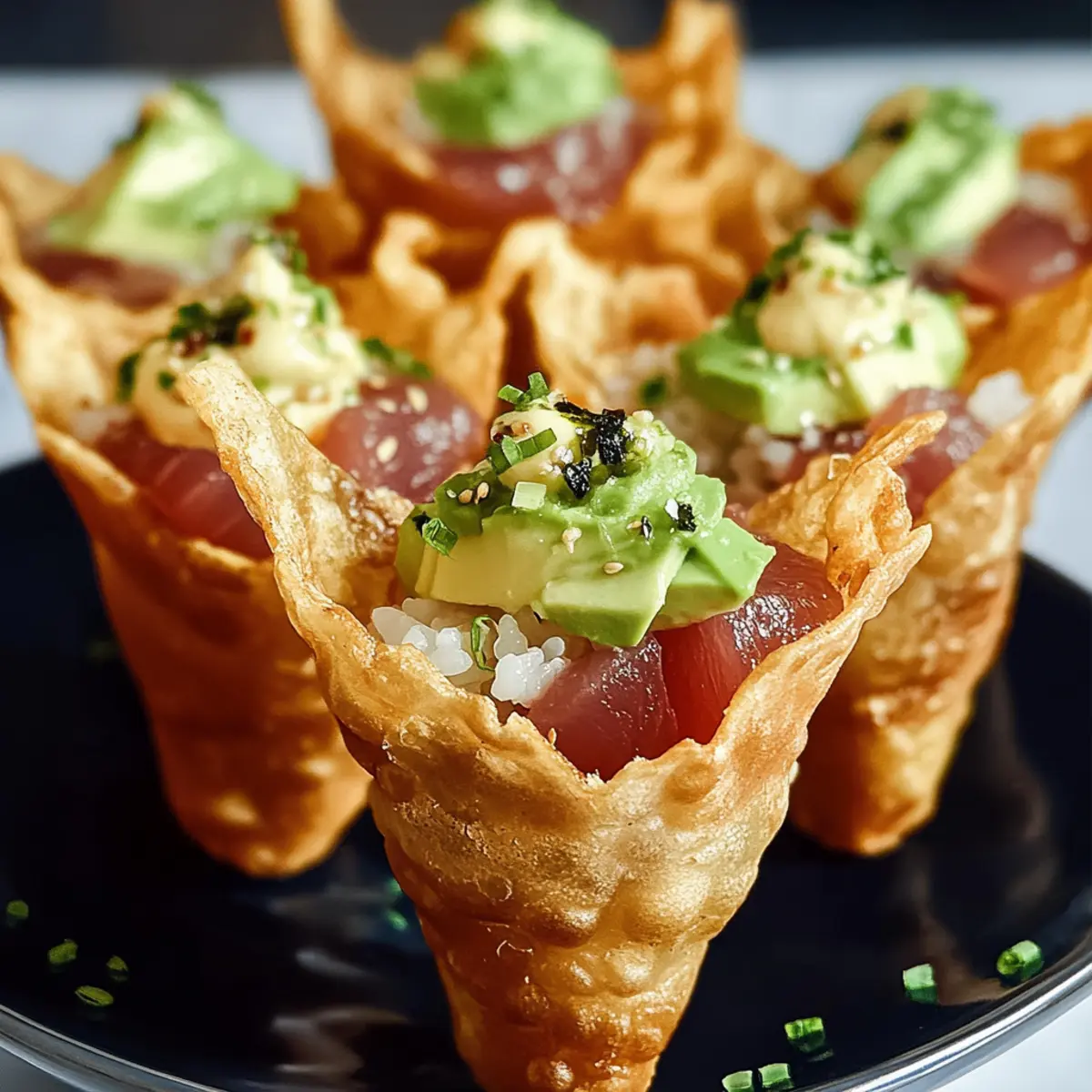 Creative Sushi Wonton Cones: A Delicious Interactive Appetizer
