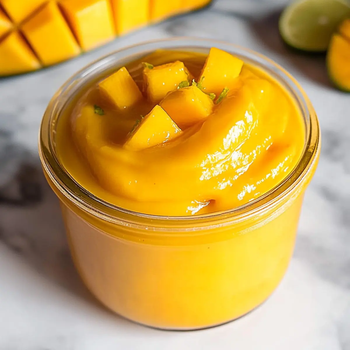 Easy Vegan Mango Curd for a Silky Tropical Treat