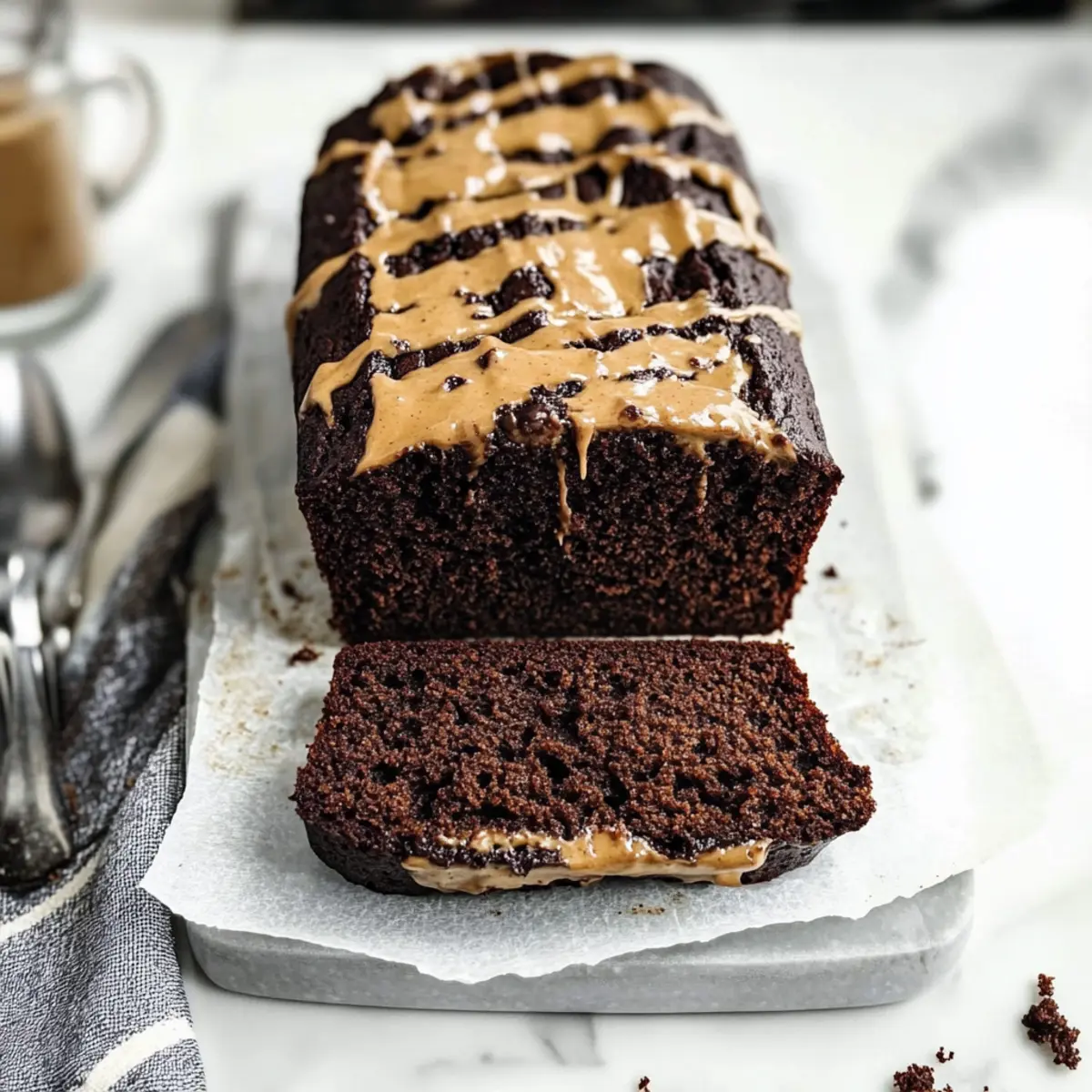 Decadent Chocolate Peanut Butter Banana Bread Recipe